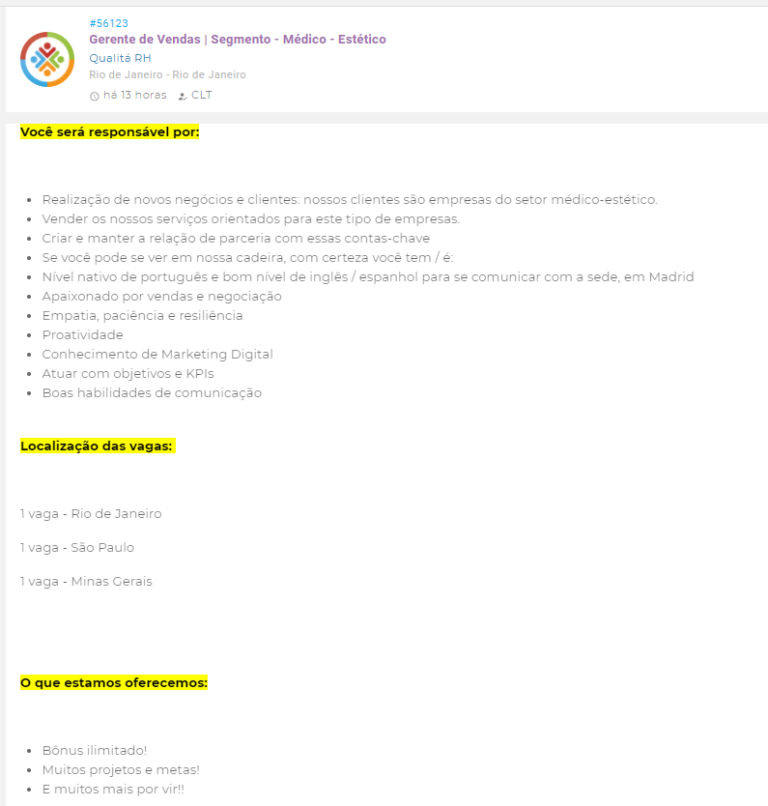 Como Anunciar Vagas de Emprego | abler
